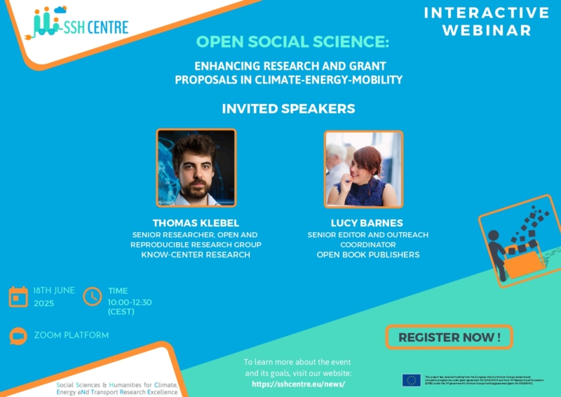 Guest Speakers in our Open Social Science Webinar – SSH CENTRE